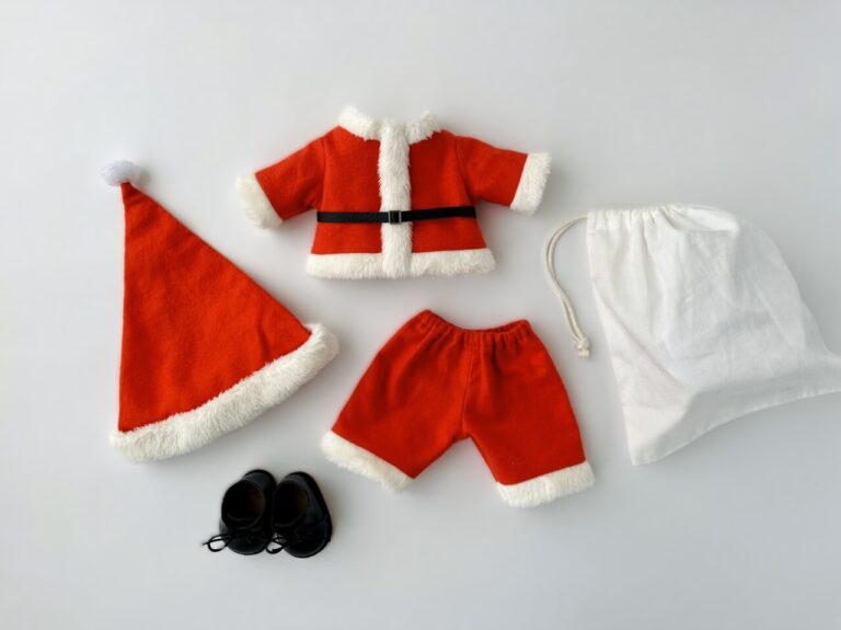 メルちゃん・ソランちゃん【サンタ服】作り方と無料型紙 | koko link